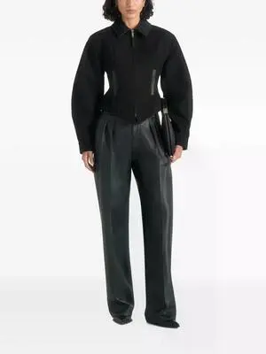 Manière De Voir Sky In Hourglass Gabardine Jacket