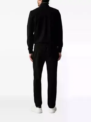AERONAUTICA MILITARE Logo-embroidered Piped Sweater