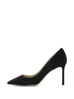 JIMMY CHOO Romy 85 Suede Pointed Pumps