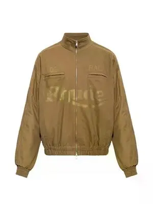 Rhude Rally Track Logo-print Zip-up Jacket - Brown