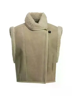 Isabel Marant Étoile Alime Shearling-lined Gilet - Neutrals