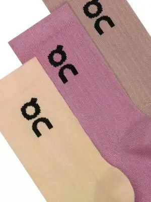 On Logo High Socks