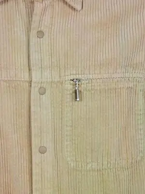 Aspesi Corduroy Zip-pocket Shirt