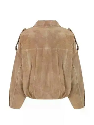 EMMETI Adele Suede Epaulette Jacket