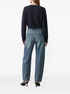 Khaite Masie Cropped Ribbed-knit Sweater