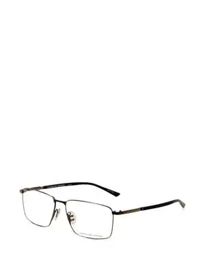 Porsche Design Rectangle-frame Glasses - Brown
