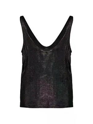 TOM FORD Metallic-effect Tank Top - Black