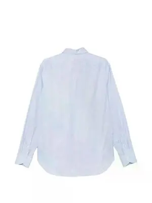 Canali Micro-check Long-sleeve Shirt