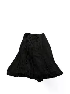 MAISON MARGIELA Pleated Midi Skirt - Black