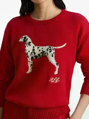 Ralph Lauren Riednee Dog-intarsia Sweater