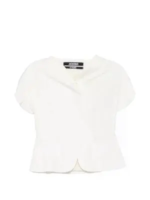Jacquemus Ovalo Short-sleeve Blouse