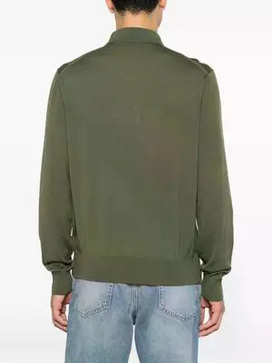 BOSS Long-sleeve Polo Shirt - Green