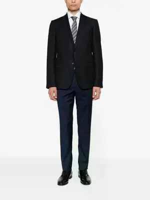 Corneliani Pressed-crease Tailored Trousers - Blue