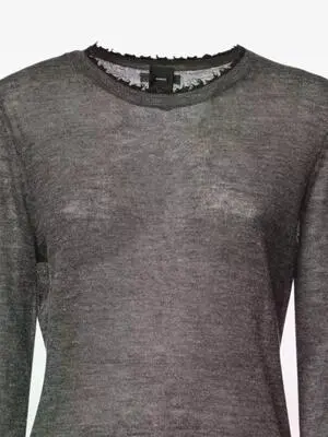 Pinko Frayed-edge Sweater