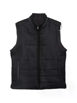 Corneliani Quilted-design Gilet - Blue