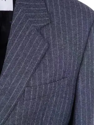 Filippa K Pinstripe Wool Blazer - Blue