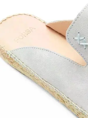 FORSA Emmanuel Suede Espadrilles - Blue