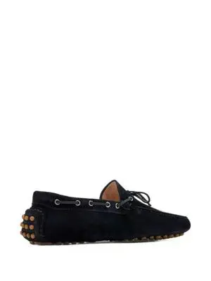 FORSA Bow-detail Suede Loafers