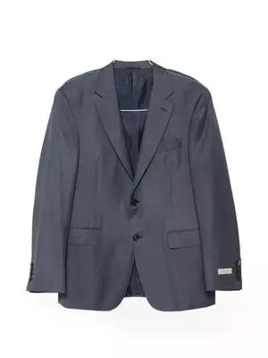 Canali Single-breasted Notched-lapels Suit - Blue