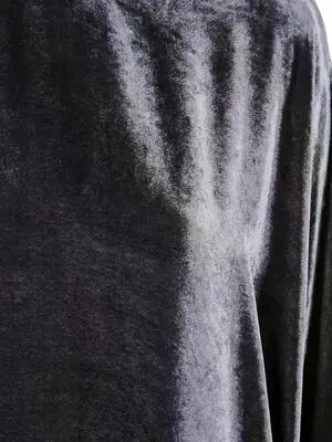 GENTRYPORTOFINO Velvet-effect High-neck Top