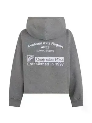MAISON MARGIELA Graphic-print Raw-cut Hoodie
