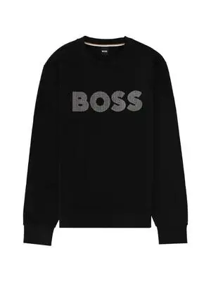 BOSS Logo-patch Sweater - Black