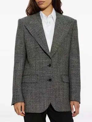 Dolce & Gabbana Single-breasted Wool Blazer - Grey