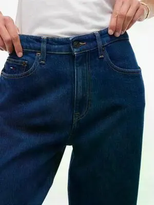 Tommy Hilfiger Logo-patch Straight-leg Jeans