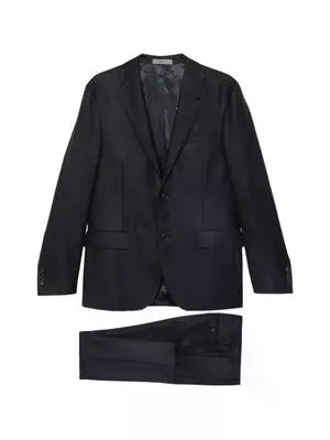 Corneliani Check-pattern Single-breasted Suit - Blue
