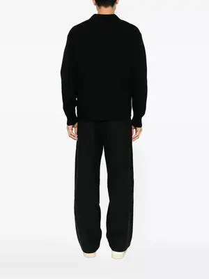 Polo Ralph Lauren Logo-embroidered Polo-collar Sweater