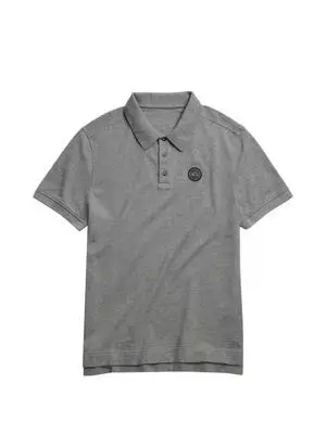 Canada Goose Logo-patch Cotton Polo Shirt - Grey