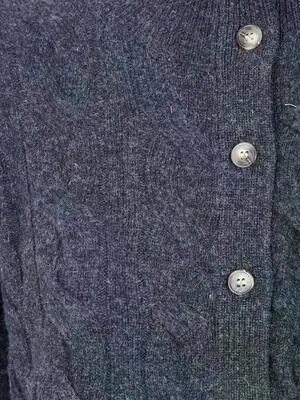 JCSOPHIE Cable-knit High-neck Cardigan