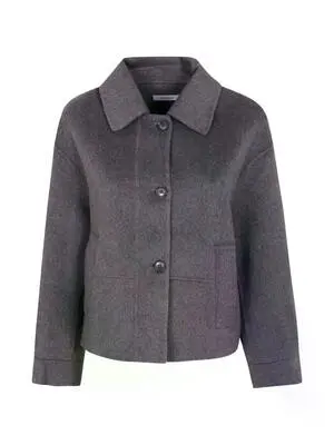 JCSOPHIE Button-up Wool Jacket - Brown