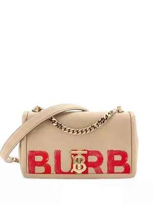 Burberry Lola Printed Canvas Small Shoulder Bag - Neutrals
