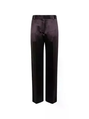 TOM FORD Tailored Silk Trousers - Purple