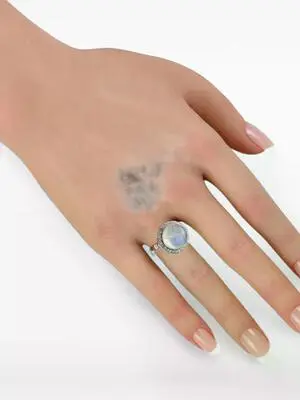 LB EXCLUSIVE Moonstone And Diamond Ring