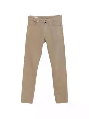Incotex Straight-leg Five-pocket Trousers - Neutrals