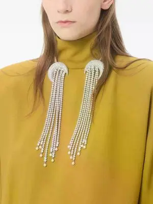 Valentino Garavani Kabarett Crystal-embellished Choker Necklace - Silver