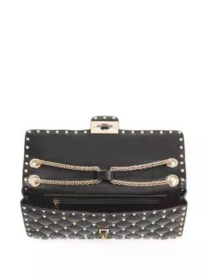 Valentino Garavani Rockstud Spike Medium Shoulder Bag In Kidskin