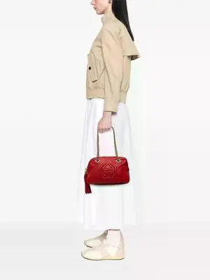 Gucci 2000-2015 Calfskin Soho Chain Zip Shoulder Bag