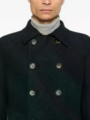 Eleventy Double-breasted Peacoat