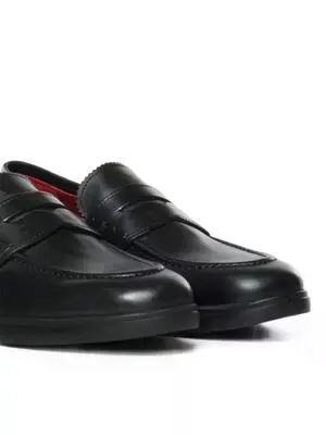 GIULIANO GALIANO Madrid Penny Leather Loafers