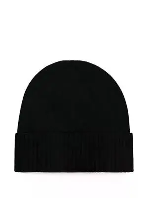 Polo Ralph Lauren Pony Embroidered Beanie Hat - Black
