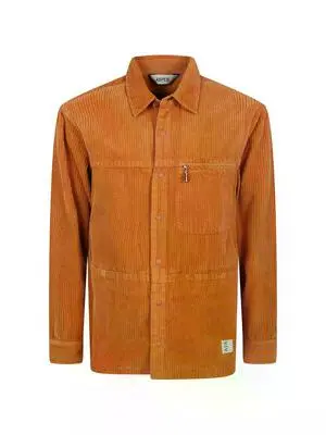 Aspesi Corduroy Chest-pocket Shirt - Orange