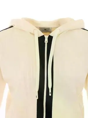 Elisabetta Franchi Logo-knit Zip-up Hoodie