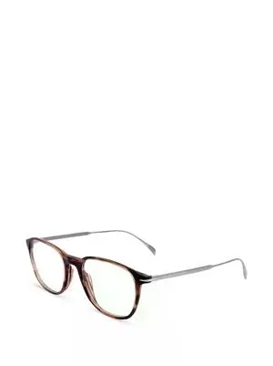 DB EYEWEAR BY DAVID BECKHAM Tortoiseshell-effect Square-frame Glasses - Brown