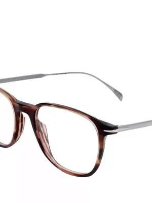 DB EYEWEAR BY DAVID BECKHAM Tortoiseshell-effect Square-frame Glasses