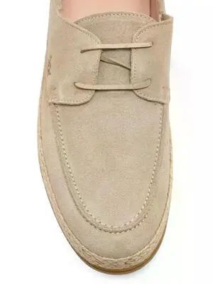 FORSA Felix Lace-up Calf Suede Espadrilles