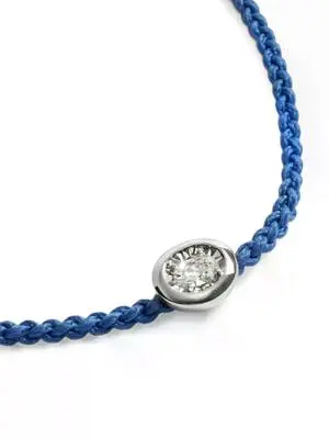 Monica Vinader Oval Cord Diamond Bracelet