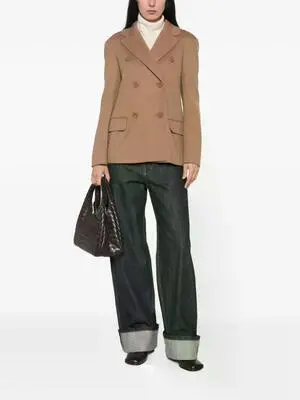 Max Mara Double-breasted Blazer - Brown